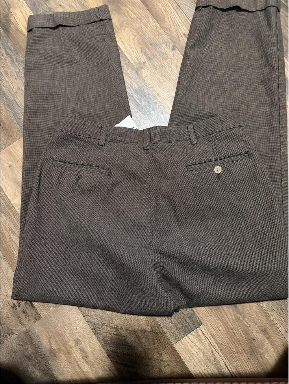 Savane | Pants | Savane Brown Dress Pants 34x34 | Poshmark